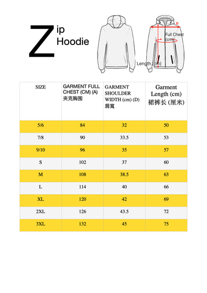 CHIS Zip Hoodie – Lim's Uniforms